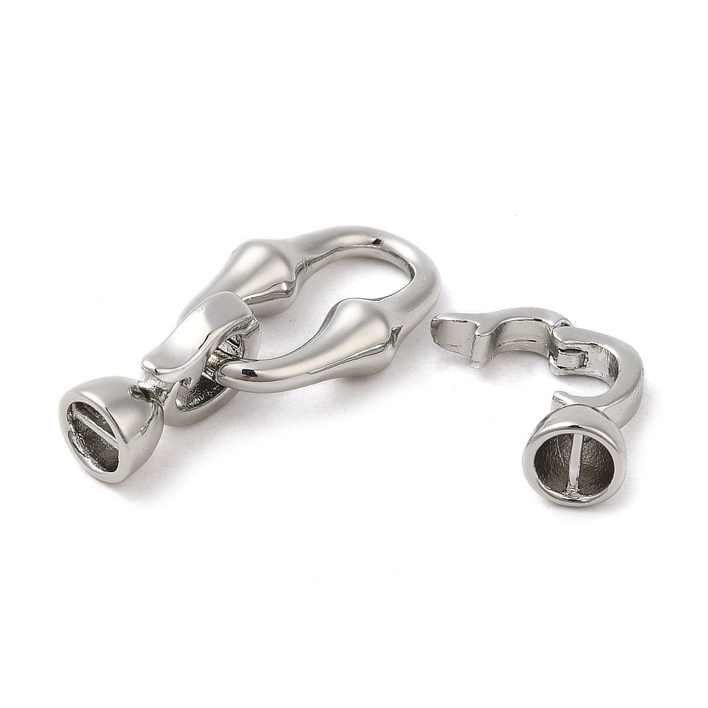 *2* Double Sided Brass Fold Over Clasps - Choose your color – The Bead ...